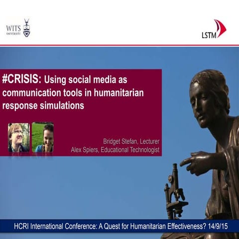 #CRISIS: USING SOCIAL MEDIA AS COMMUNICATION TOOLS IN HUMANITARIAN ...