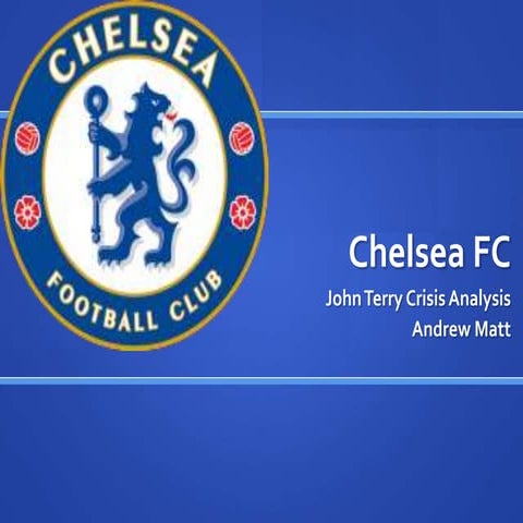 Chelsea football club | PPTX