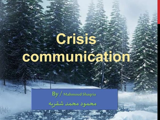 Crisis Communication ppt | PPTX | Business | Business and Finance