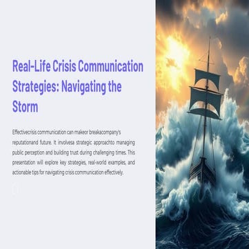 Crisis communication -Leadership communication | PDF