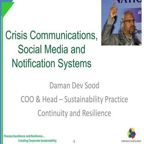 Crisis Communications, Social Media and Notification Systems Webinar ...