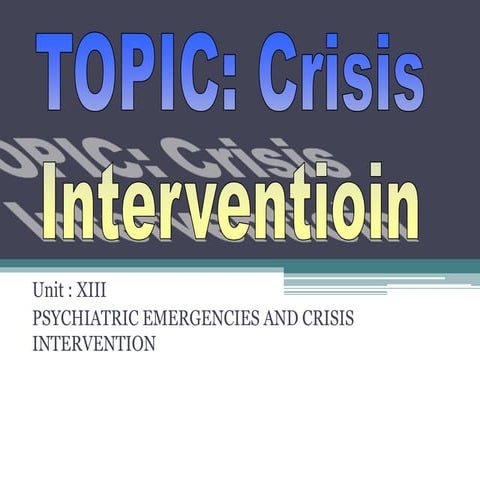 Nonviolent crisis intervention training program | PPTX