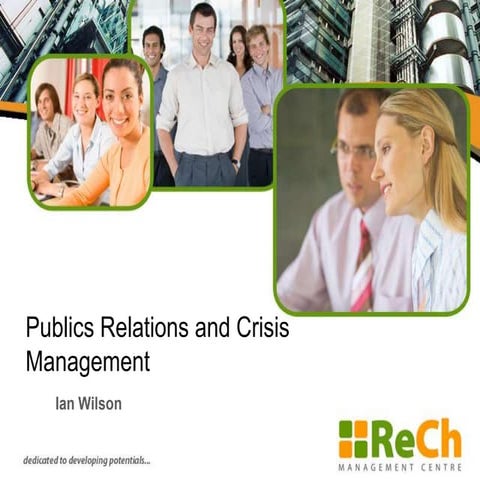 Crisis Management And Public Relations Workshop 1210 | PPTX