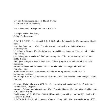 Crisis Management Case Study Kentucky Fried Chicken Crisis Of 2018 Pdf