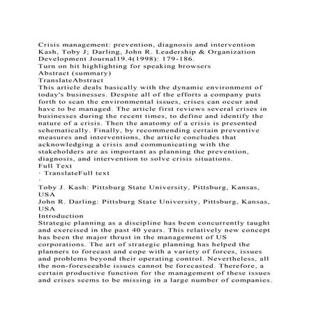 Crisis Management Case Study: Kentucky Fried Chicken Crisis of 2018 | PDF