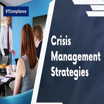 Crisis Management Strategies 5 Key Approaches for Handling Emergencies.pdf | Business | Business ...