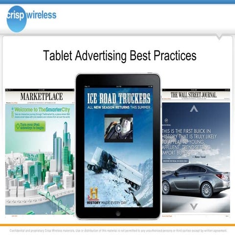 iPad Advertising Best Practices | PPT