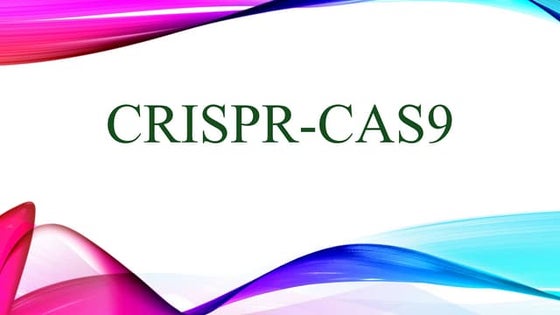 Crispr cas | PPT