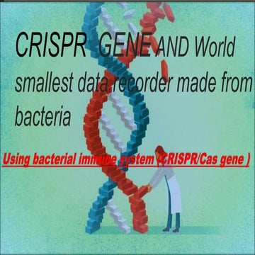 Crispr technology | PPT