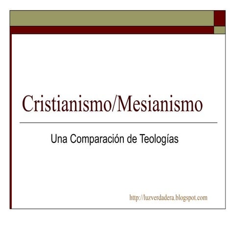 Cristianismo y Mesianismo | PPT