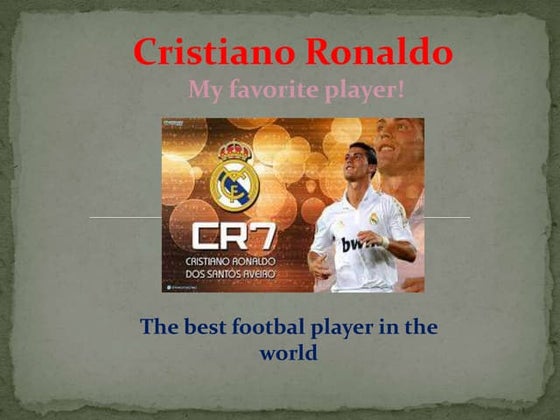 Presentation on Cristiano Ronaldo | PPTX | Soccer | Sports