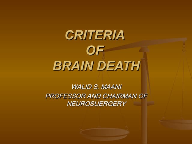 Death, Types of Death and Brain death | PPTX