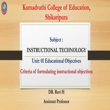 Criteria of formulating instructional objective.pptx