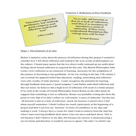 Criterion 5 essay | PDF | Screenwriting | Content Production