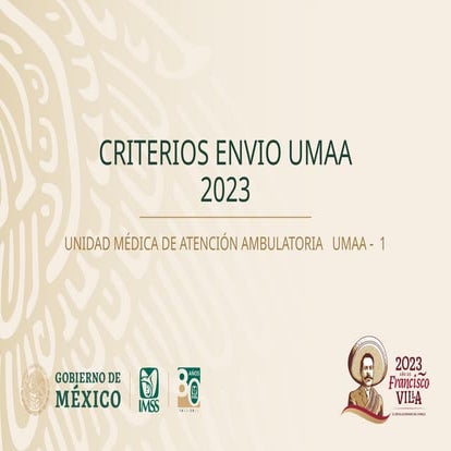 CRITERIOS DE ENVIO UMAA 2023 DEFINITIVO.pptx