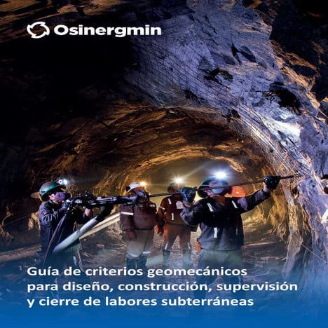 Criterios geomecanicos osinergmin | PDF
