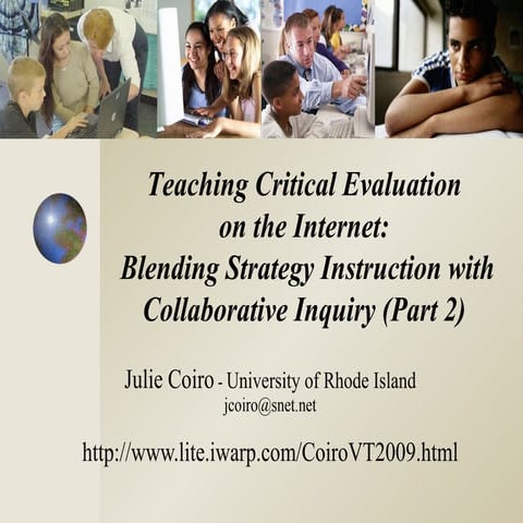 Crit Eval Part 2 | PPT