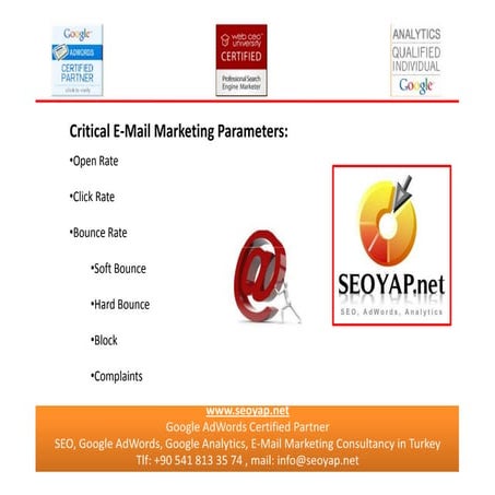 Critical Email Parameters | PDF