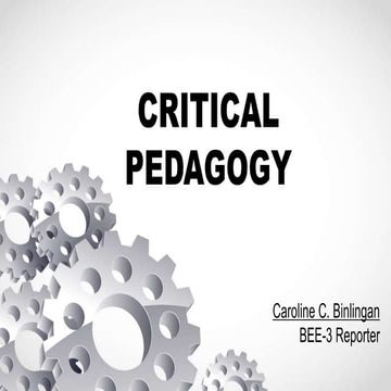 Critical-Pedagogy-Paulo-Freire. on TTSCOLpptx | PPTX | Education