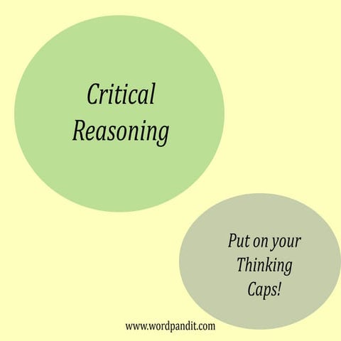 Critical reasoning | PPT