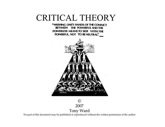 Pl7505 Brief intro to critical theory and critical security studies | PPT