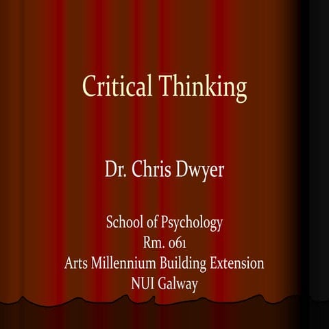 Critical-Thinking---Return-to-Learning.ppt
