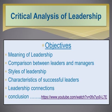 Critical Analaysis in Leadership Styles.pptx