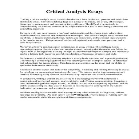 Critical Analysis Essays.pdf