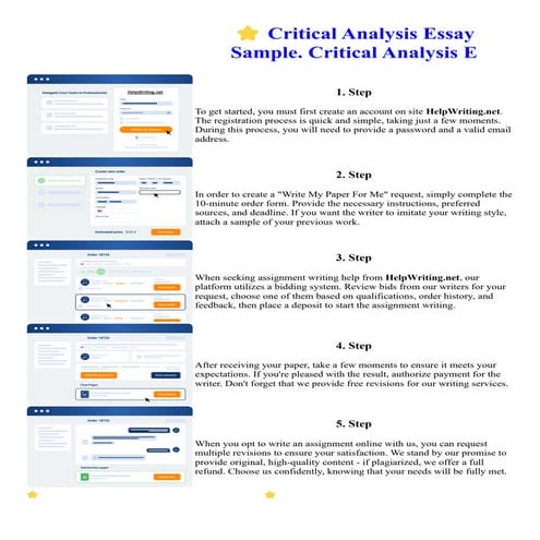Critical Analysis Essay Sample. Critical Analysis E | PDF