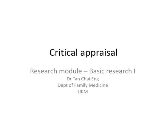 Critical appraisal-MP-2023.pptx