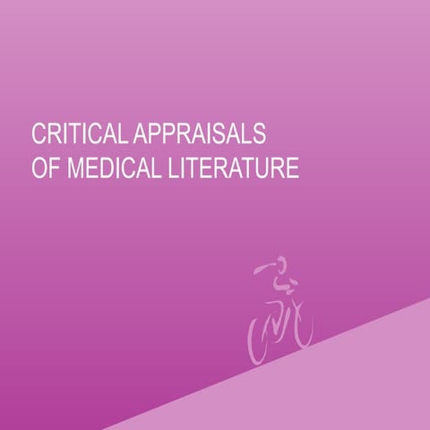 Critical Appraisal on journal in evidence based medicine.pptx