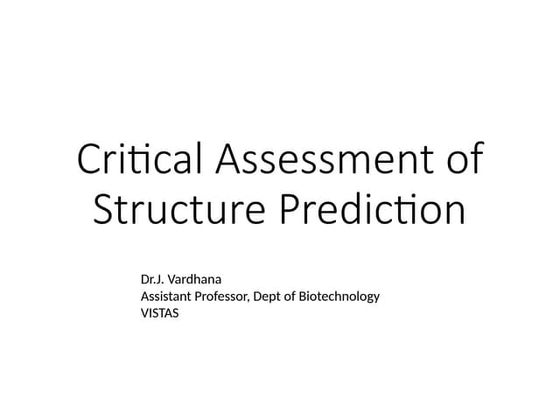 Chou fasman algorithm for protein structure prediction | PPT