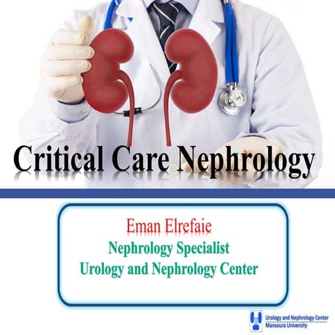 Critical care nephrology 26 6-2020 | PPTX