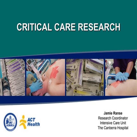 Critical care research | PPT