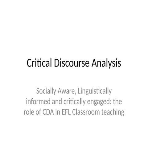 Critical Discourse analysis refined.pptx