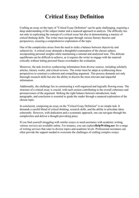 Critical Thinking Essay Writing.pdf