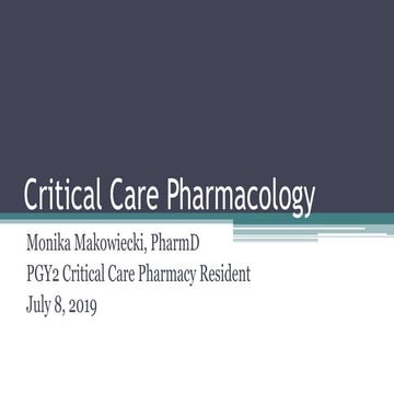 The New 2018 SCCM PADIS Guidelines: Quick Hits of Recommendations for ...