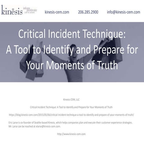Critical Incident Technique - A Tool to Identify and Prepare for Your ...