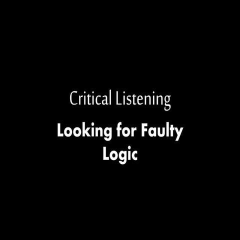 Critical listening | PPTX