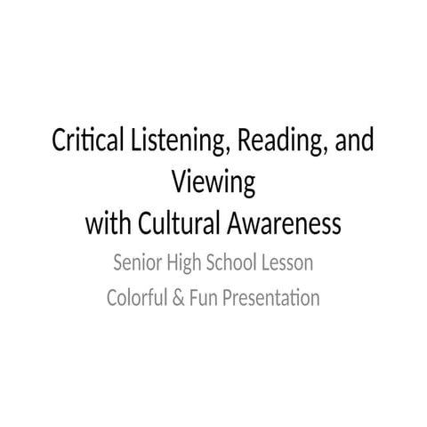 Evaluating Messages or Images for COmmunications | PPTX