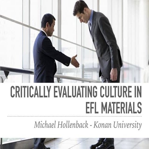 Critically evaluating culture | PPT