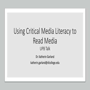 Media literacy | PPT