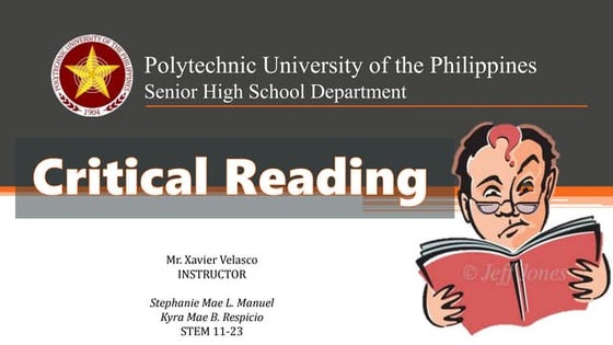 Detailed Lesson Plan (Reading and Writing) Techniques in Critical ...