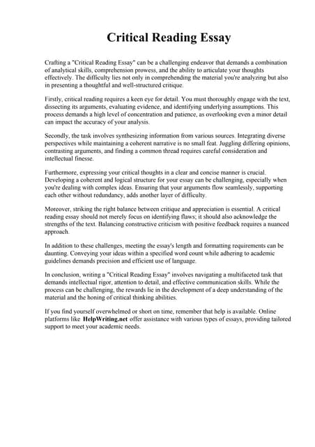 Example Of Critical Thinking Essay.pdf