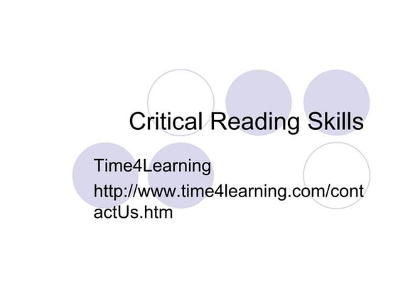 YASHCHAUHAN_016_PRODA_ICS_READINGSKILLS | PPT