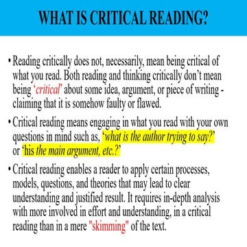 'Critical Reading', Types and SQ3Rs .pptx