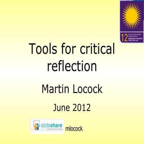 Critical reflection 2012 | PPT