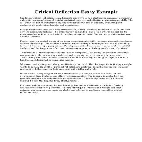 Critical Reflection Essay Example.pdf