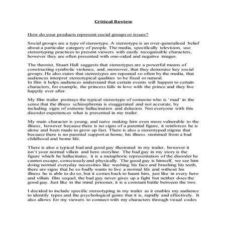 Critical review | DOCX