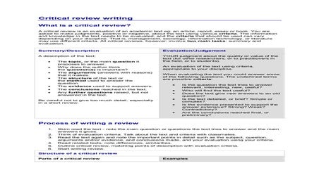 Research proposal: Tips for writing literature review | PDF